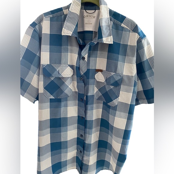 Orvis | Shirts | Orvis Classic Collection Shirt Large Blue Plaid | Poshmark